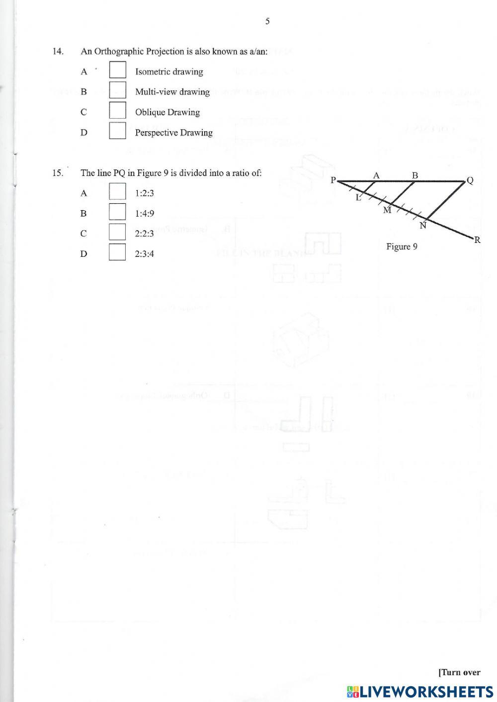 BJC EXAMINATION SECTION A-2020 online exercise for | Live Worksheets