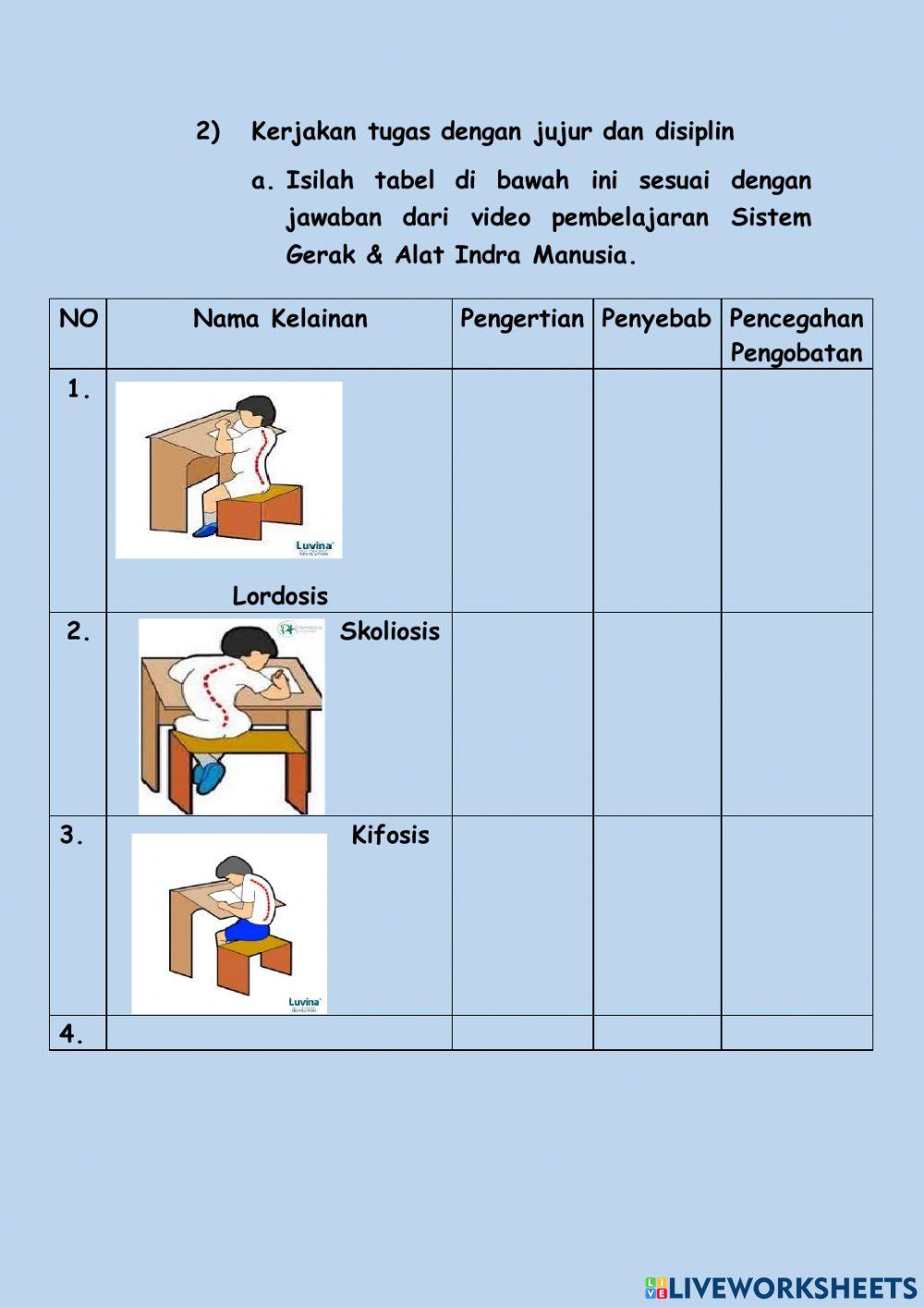 Sistem Gerak & Alat Indra Manusia 1765782 | Ni Putu