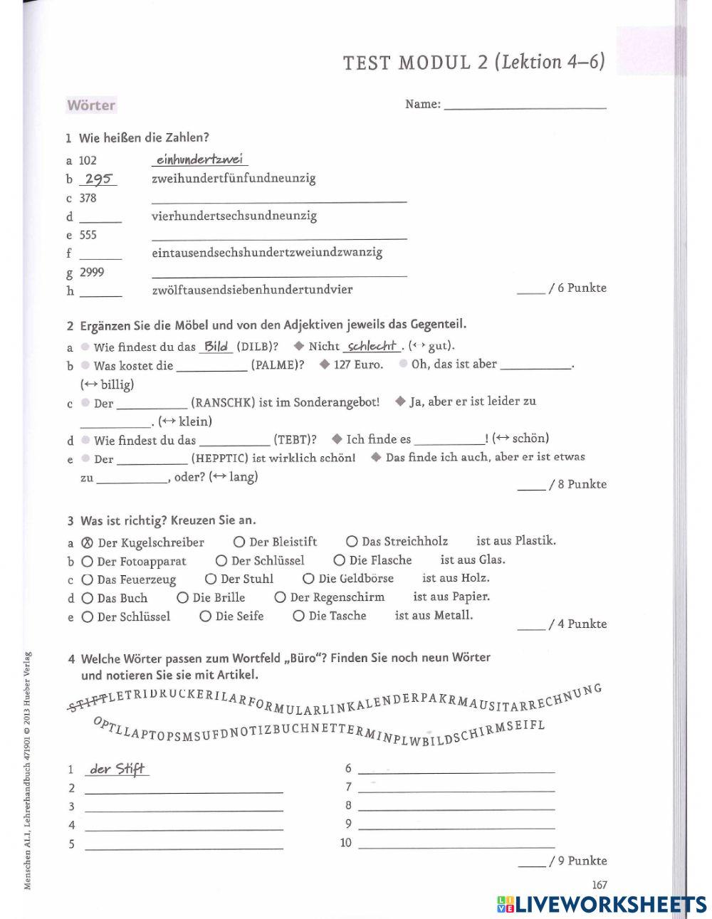 Test Modul 2 (L… | Free Interactive Worksheets | 4239376