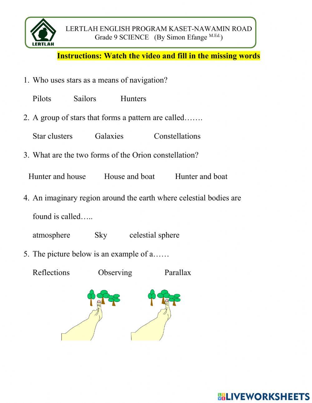 m3 online exercise for | Live Worksheets