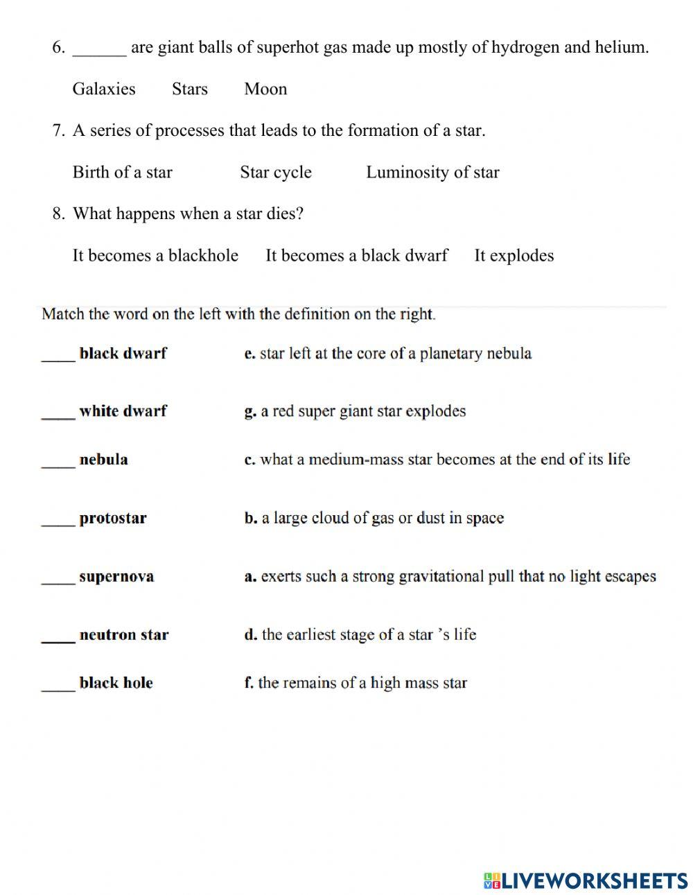 m3 online exercise for | Live Worksheets