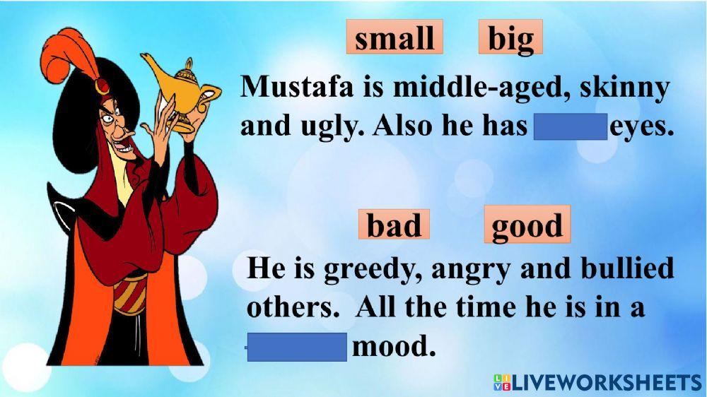 Adjectives online exercise for 7th grade | Live Worksheets