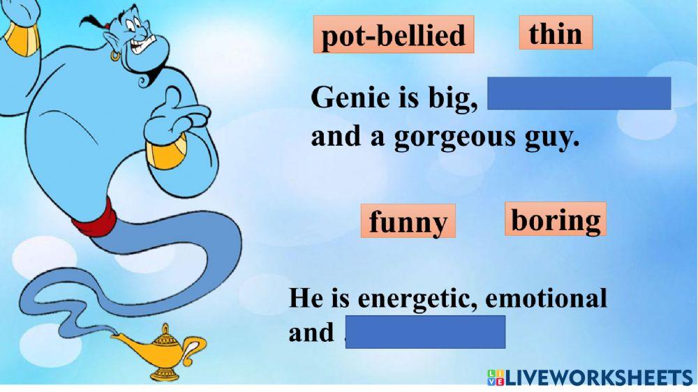 Adjectives online exercise for 7th grade | Live Worksheets