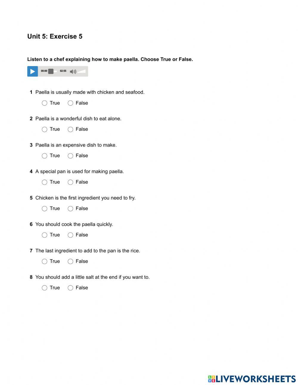 Mindset Foundation - Listening & Speaking Skills Modules - Unit 5 Ex5 ...