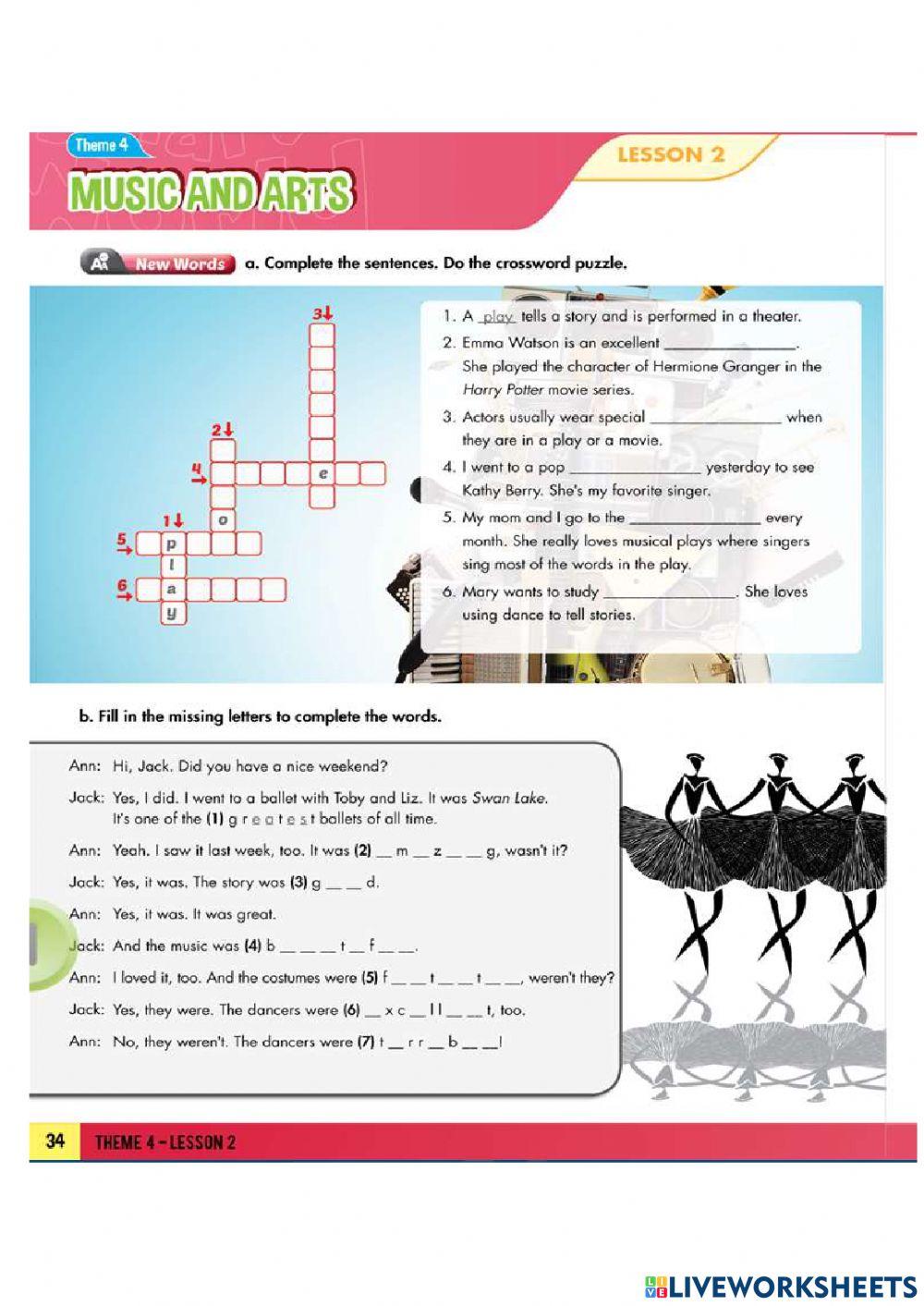 Grade 7 Theme 4 L2 WB | MargieP2021 | Live Worksheets