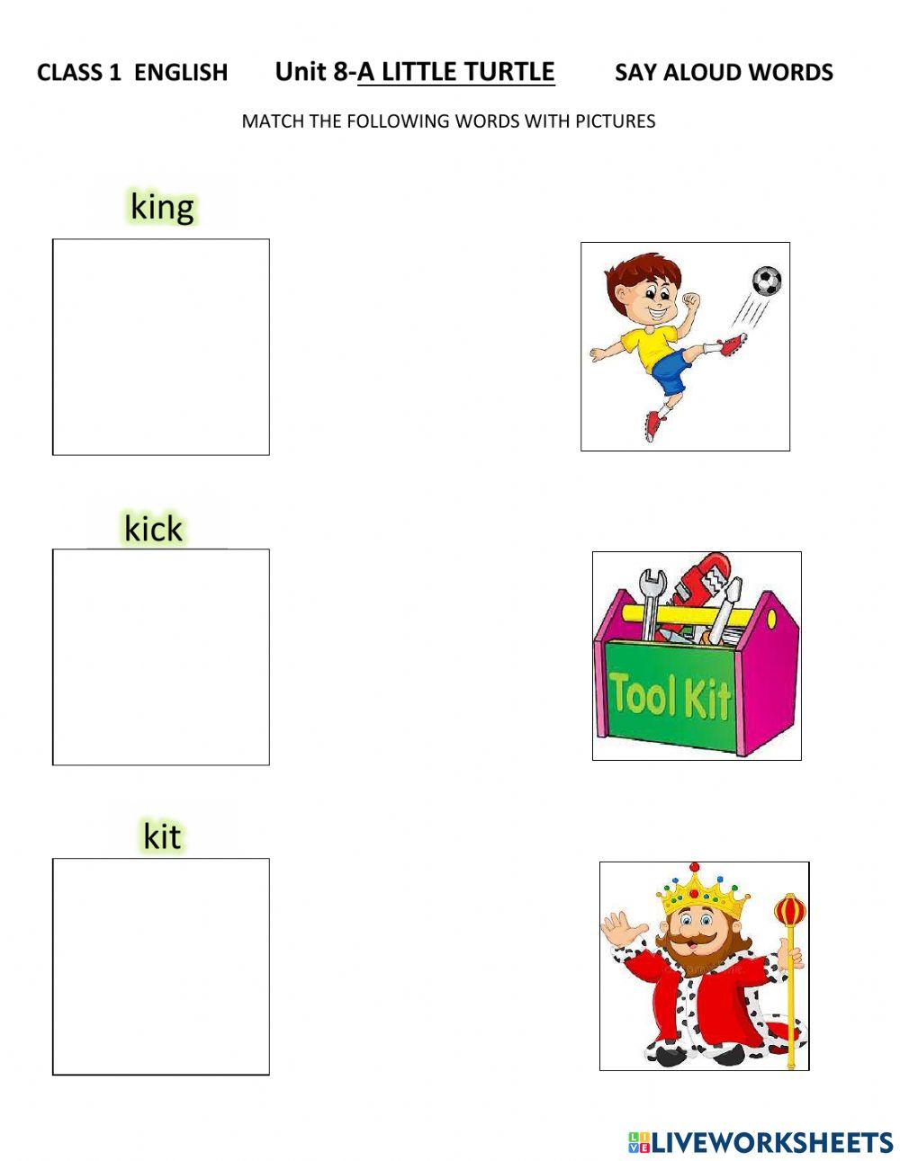 Say aloud activity | Live Worksheets