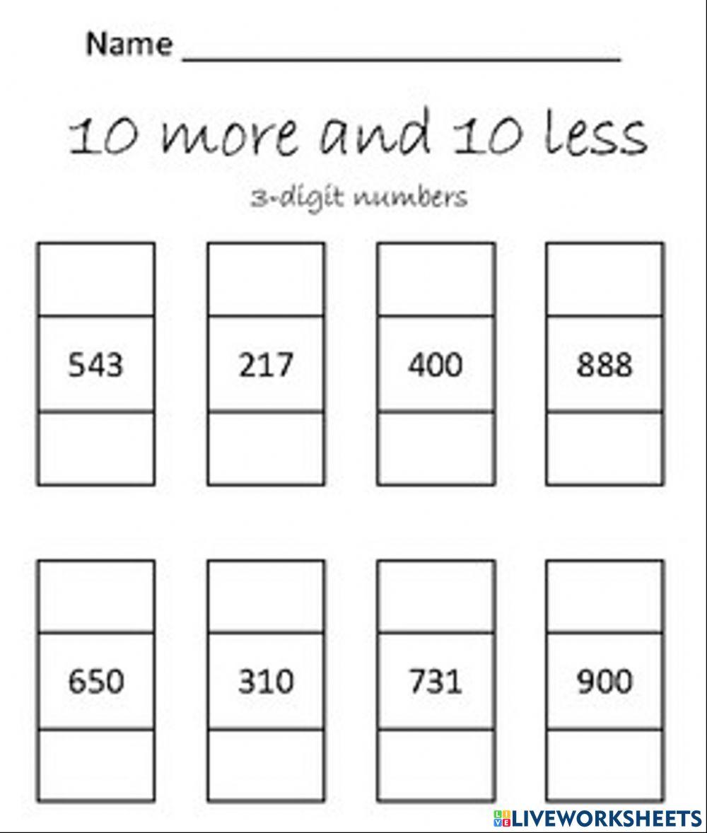 1813319 | Ten more, Ten less | SCabreraE