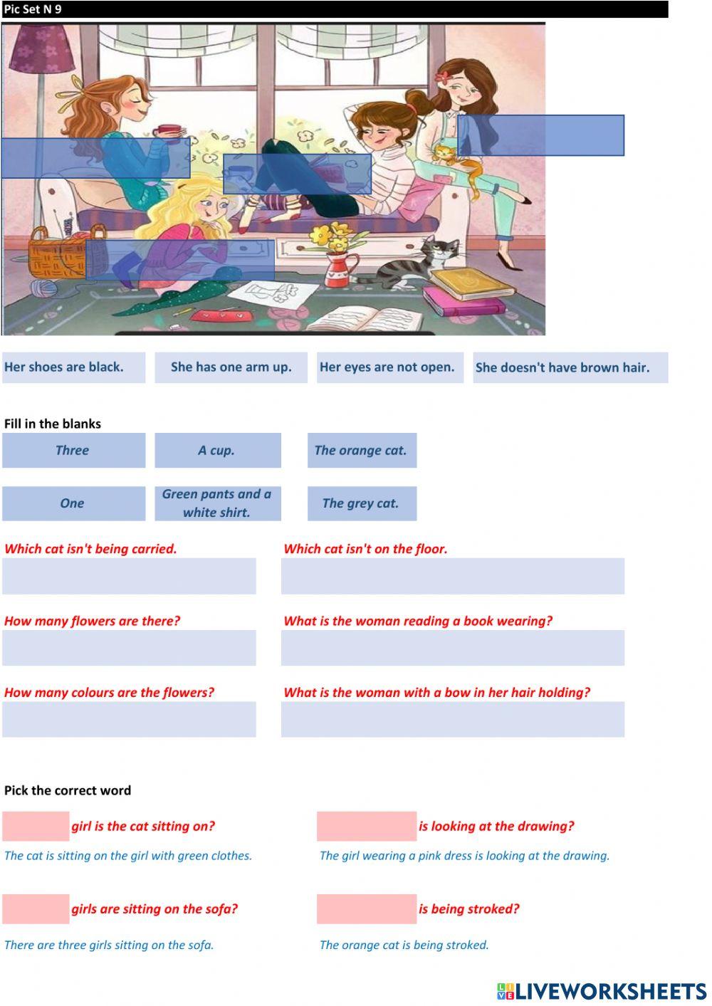 3) Tam Picture Liveworksheets - Set N7 to TN10 online exercise for ...