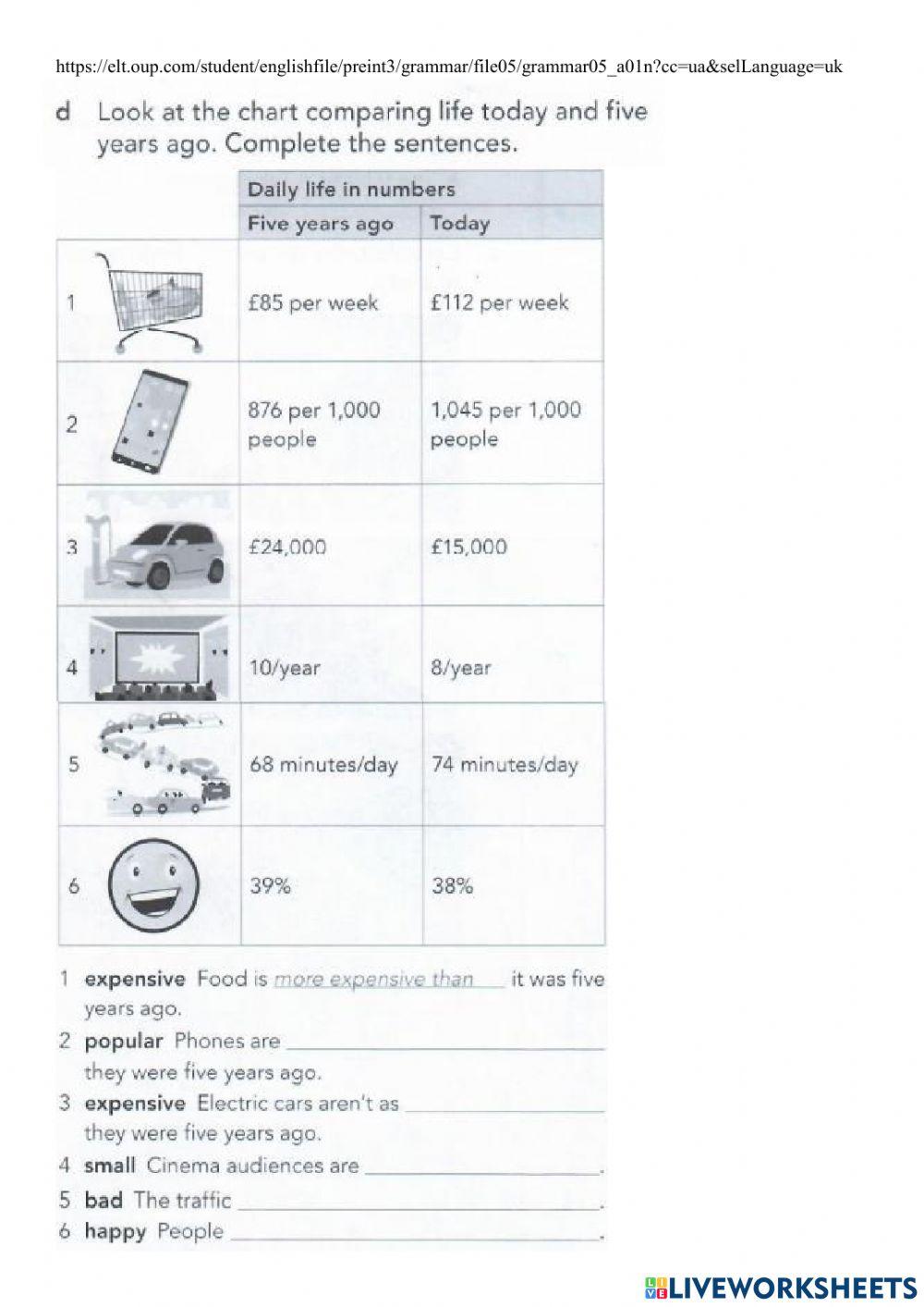 lesson 5B online exercise for | Live Worksheets