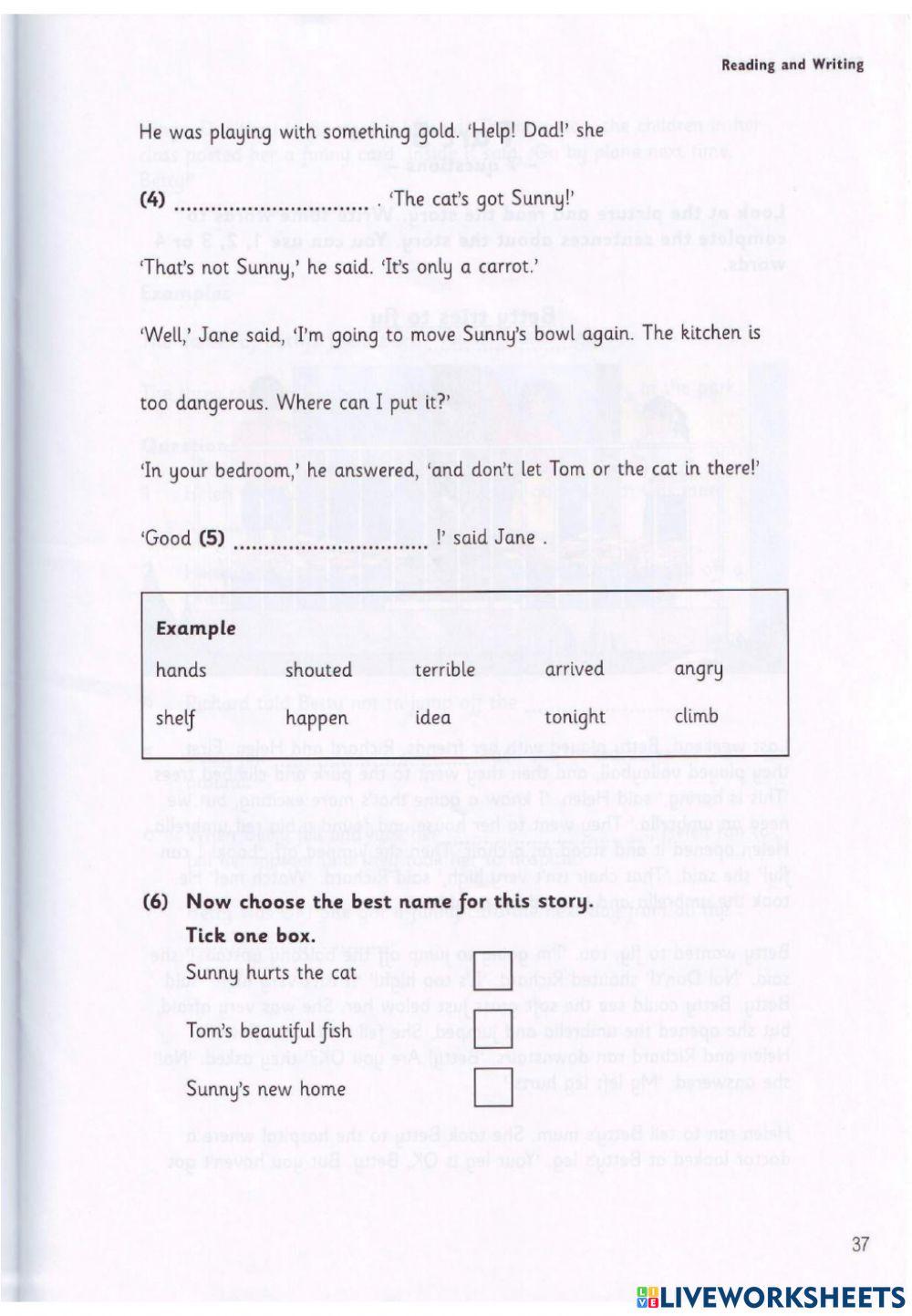 Flyers 3 - Test… | Free Interactive Worksheets | 2688246