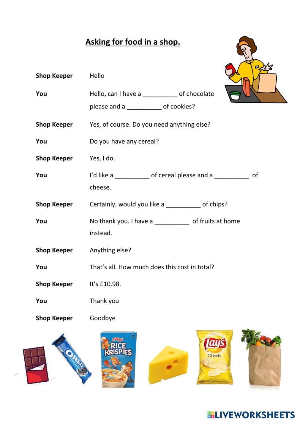 quantities online activity for 3 | Live Worksheets