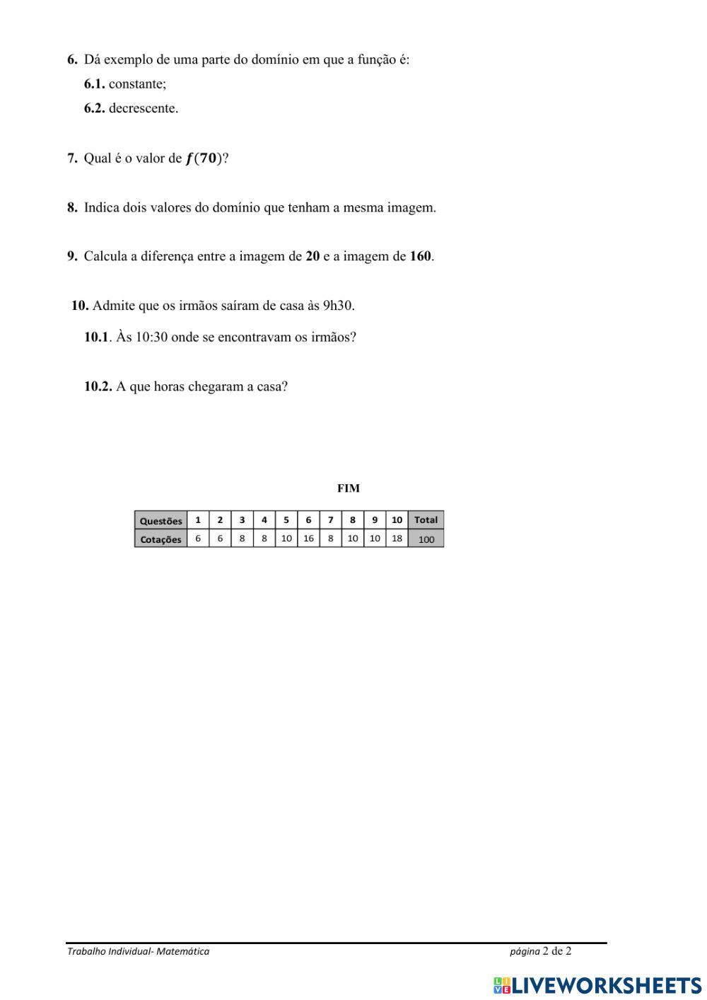 Individual work interactive worksheet | Live Worksheets