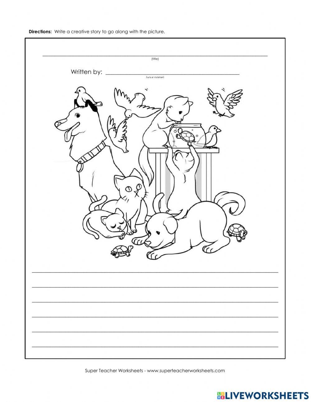 Pets online exercise for | Live Worksheets