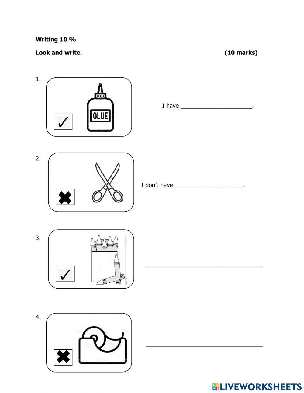 End of Course (Writing) online exercise for | Live Worksheets