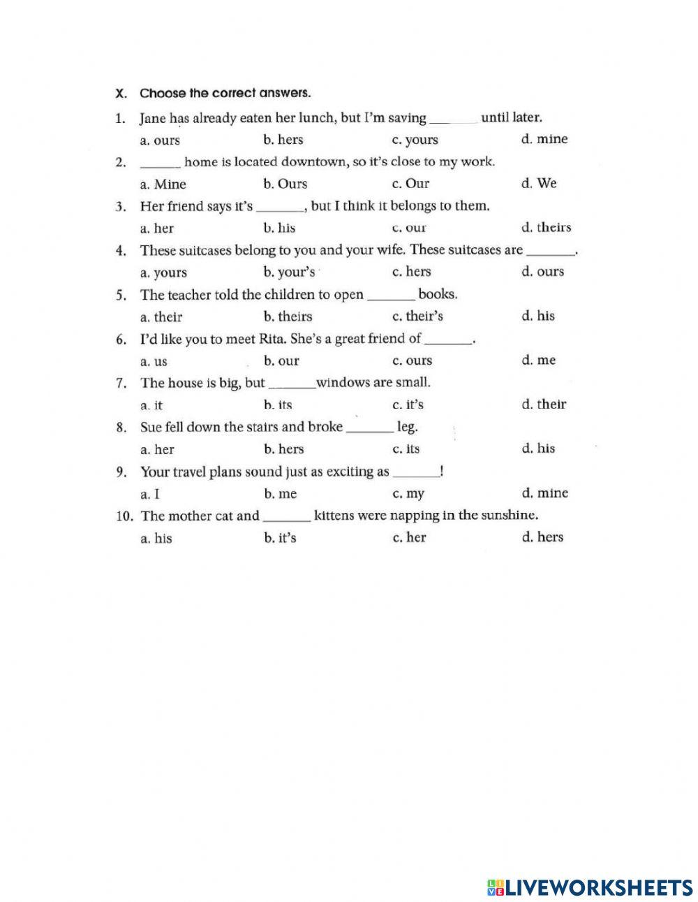 Practice unit 11 worksheet | Live Worksheets