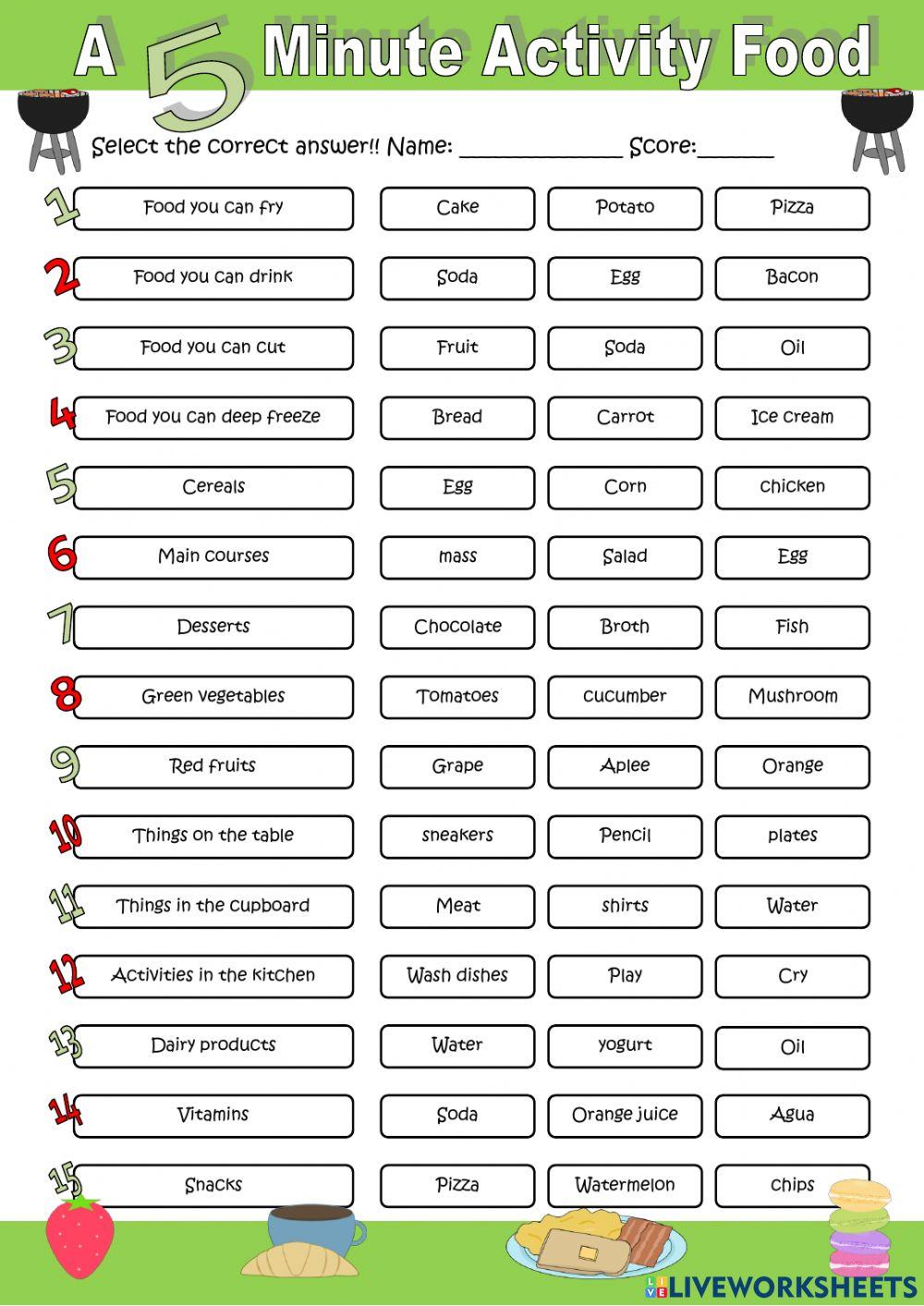 A five minutes activity | kevinlopez1 | Live