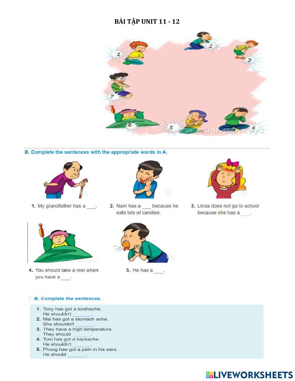 Unit 11 - 12 worksheet | Live Worksheets