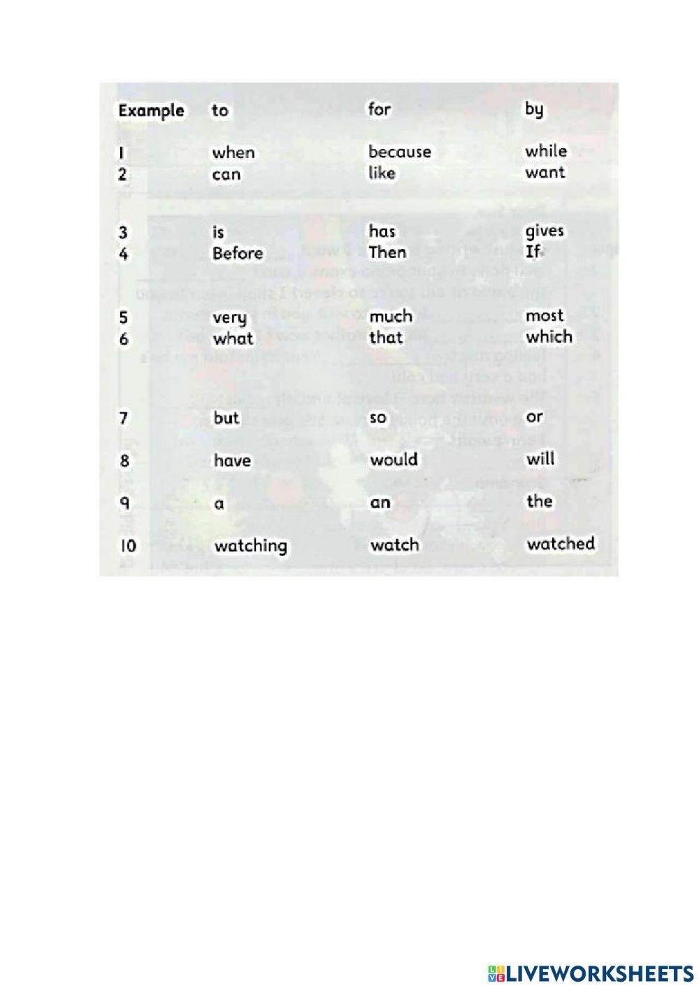 Writing Exercise free worksheet | Live Worksheets