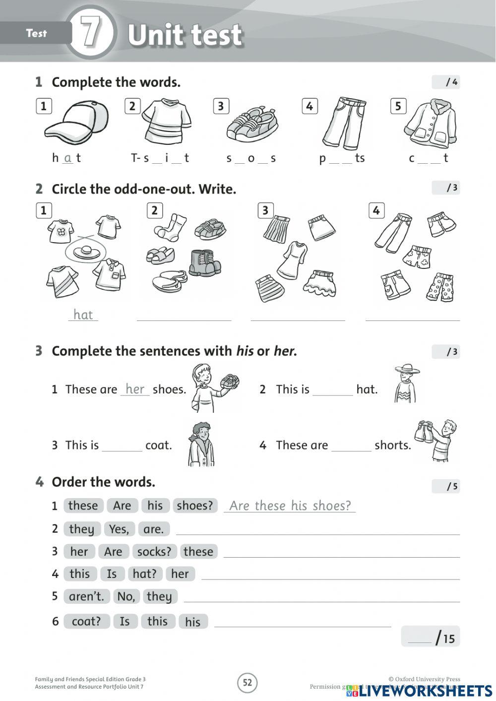 Ht lớp 3- bài 7 worksheet | Live Worksheets