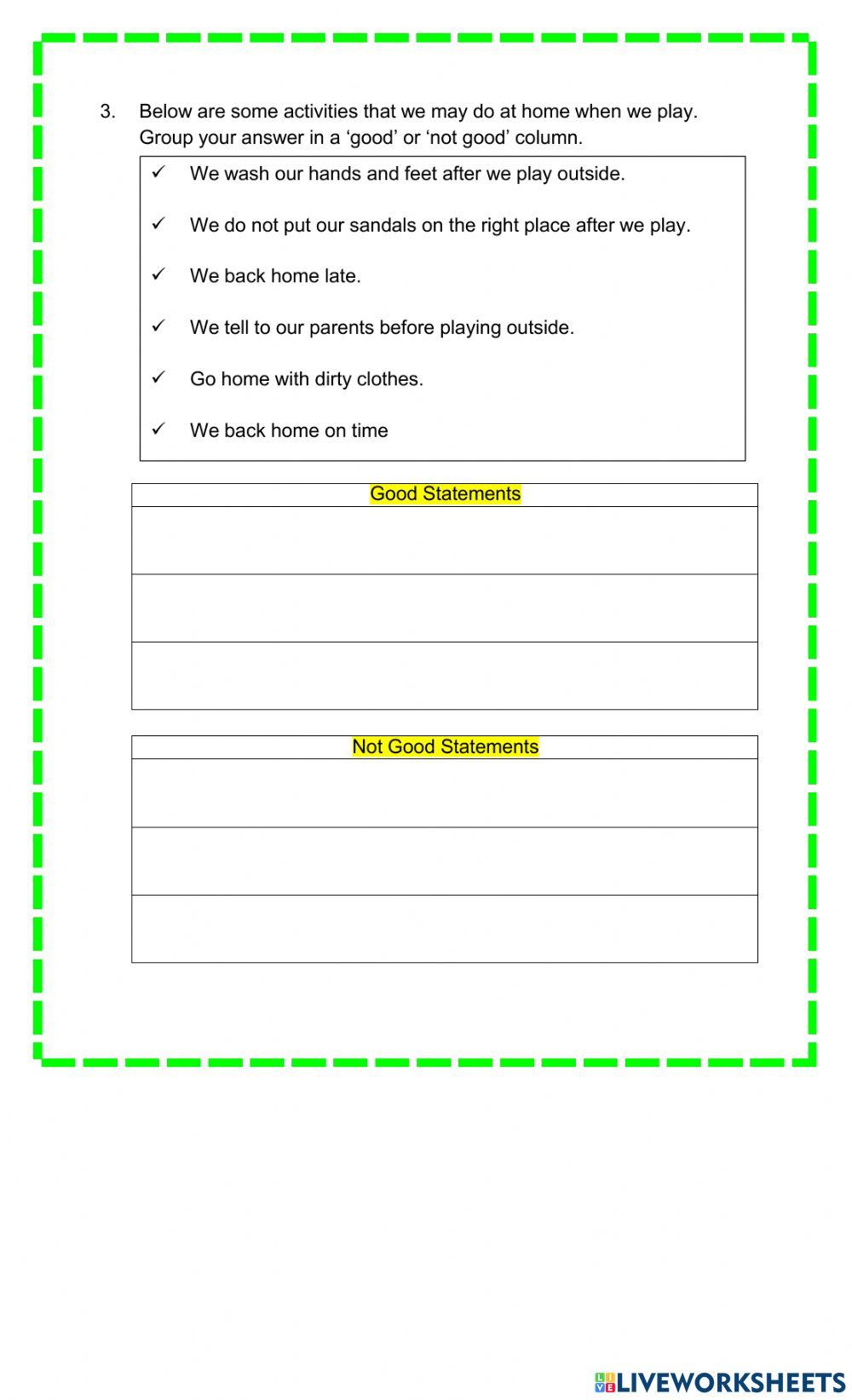 Civic interactive activity | Live Worksheets