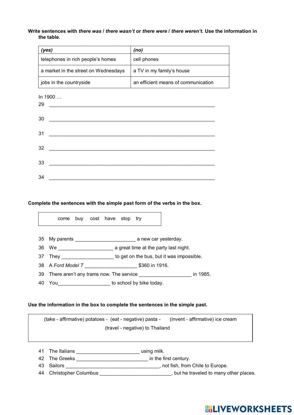 Itep english test group -1 worksheet | Live Worksheets