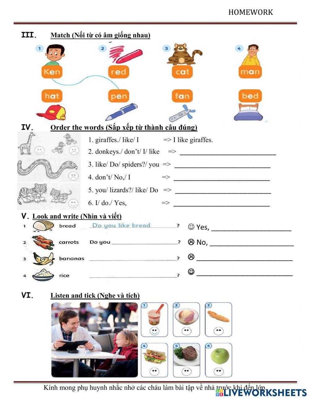 2NK-l1-skills time food worksheet | Live Worksheets
