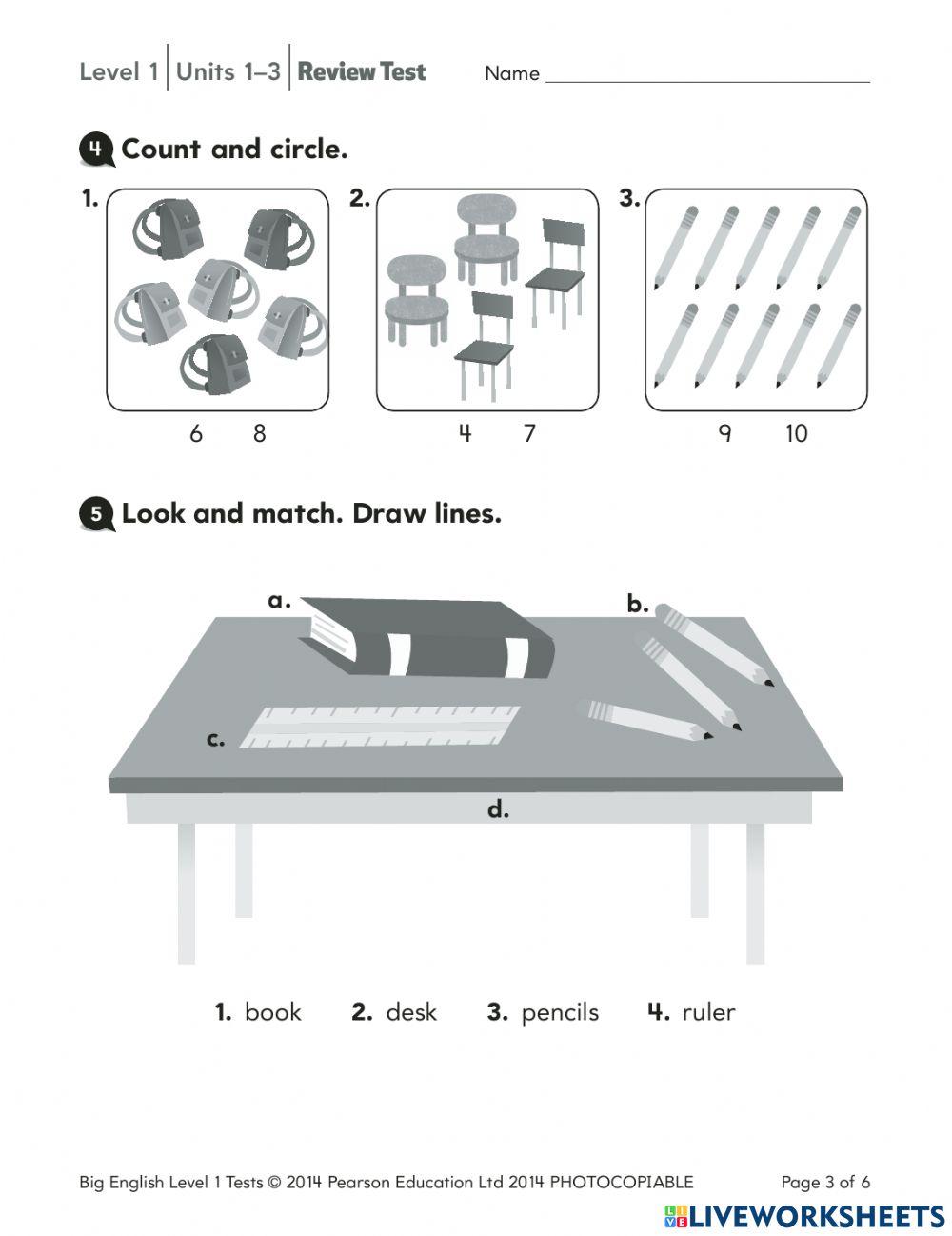 term 1 1b online exercise for | Live Worksheets
