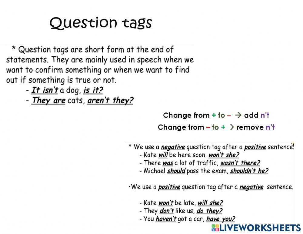 4223437 | Indefinite pronouns and question tags