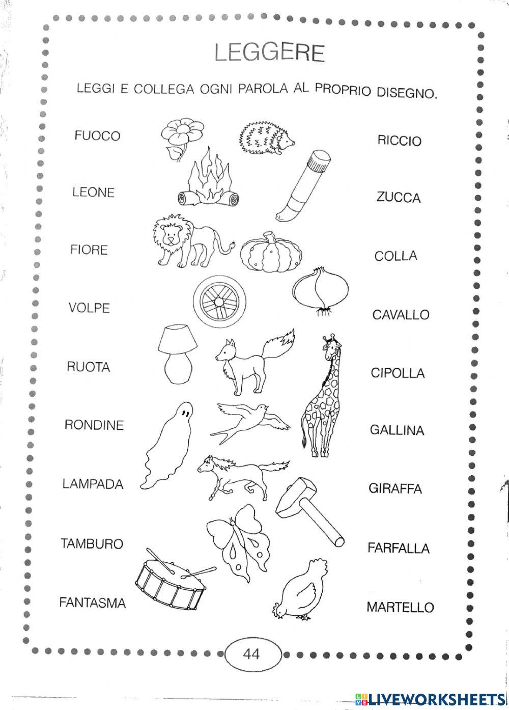 Lettura online pdf worksheet | Live Worksheets