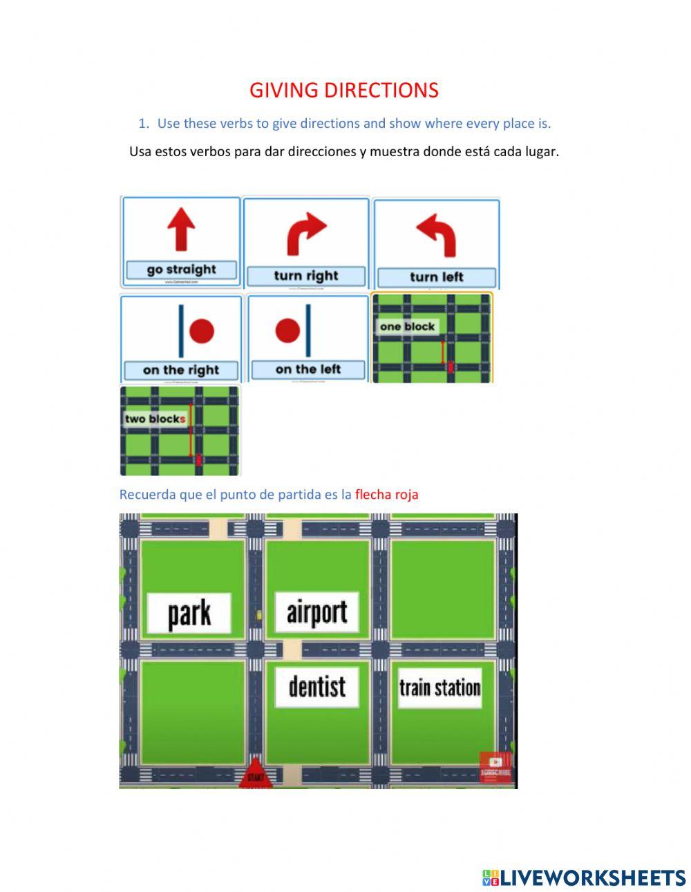 1819633 | Giving directions | cynthia | LiveWorksheets