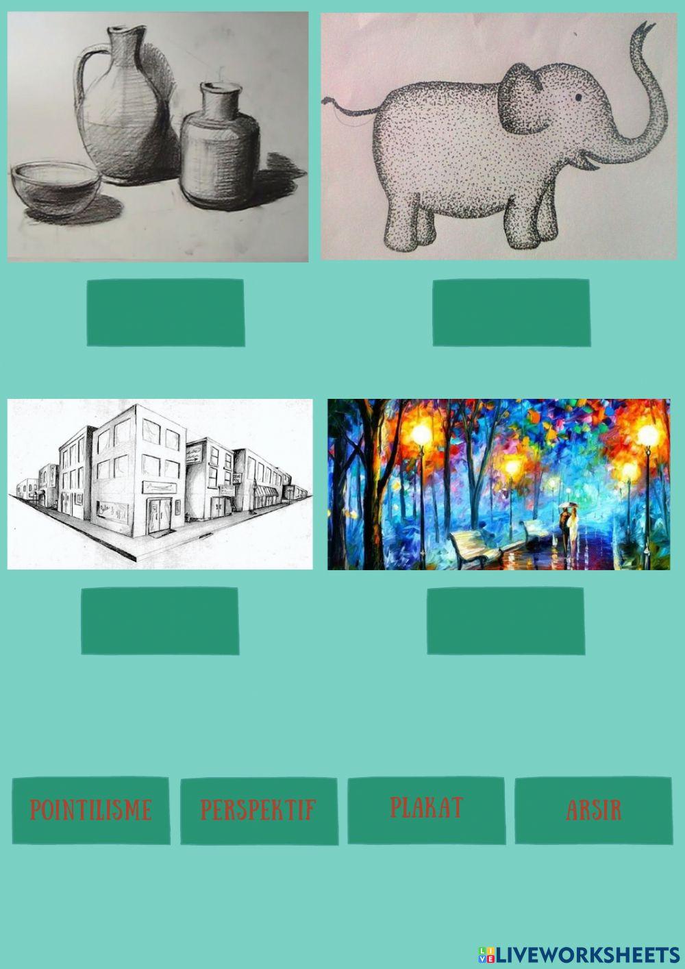 Menggambar Model | Live Worksheets