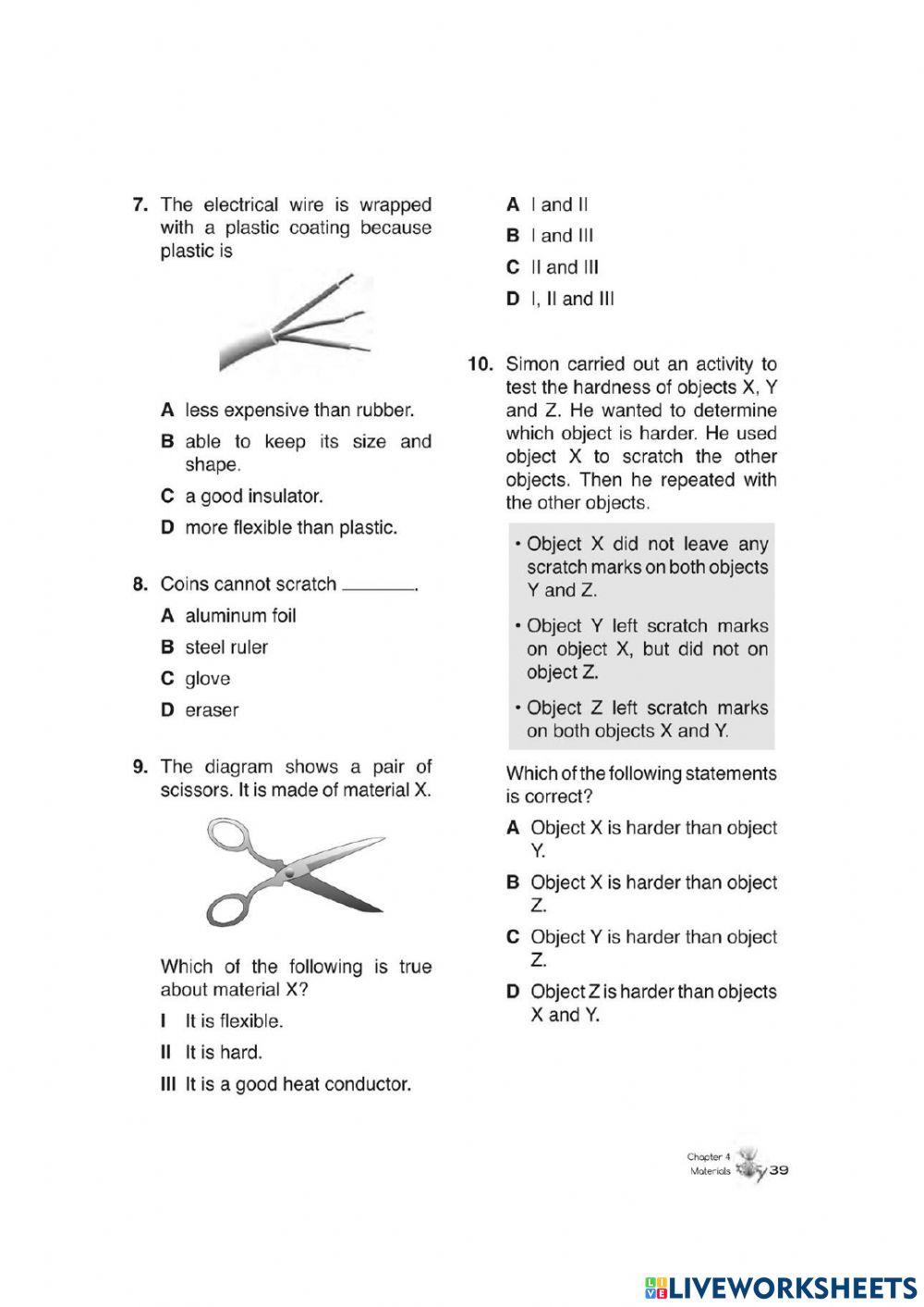 Science EIS P.4-EIS Chapter 4 online exercise for | Live Worksheets