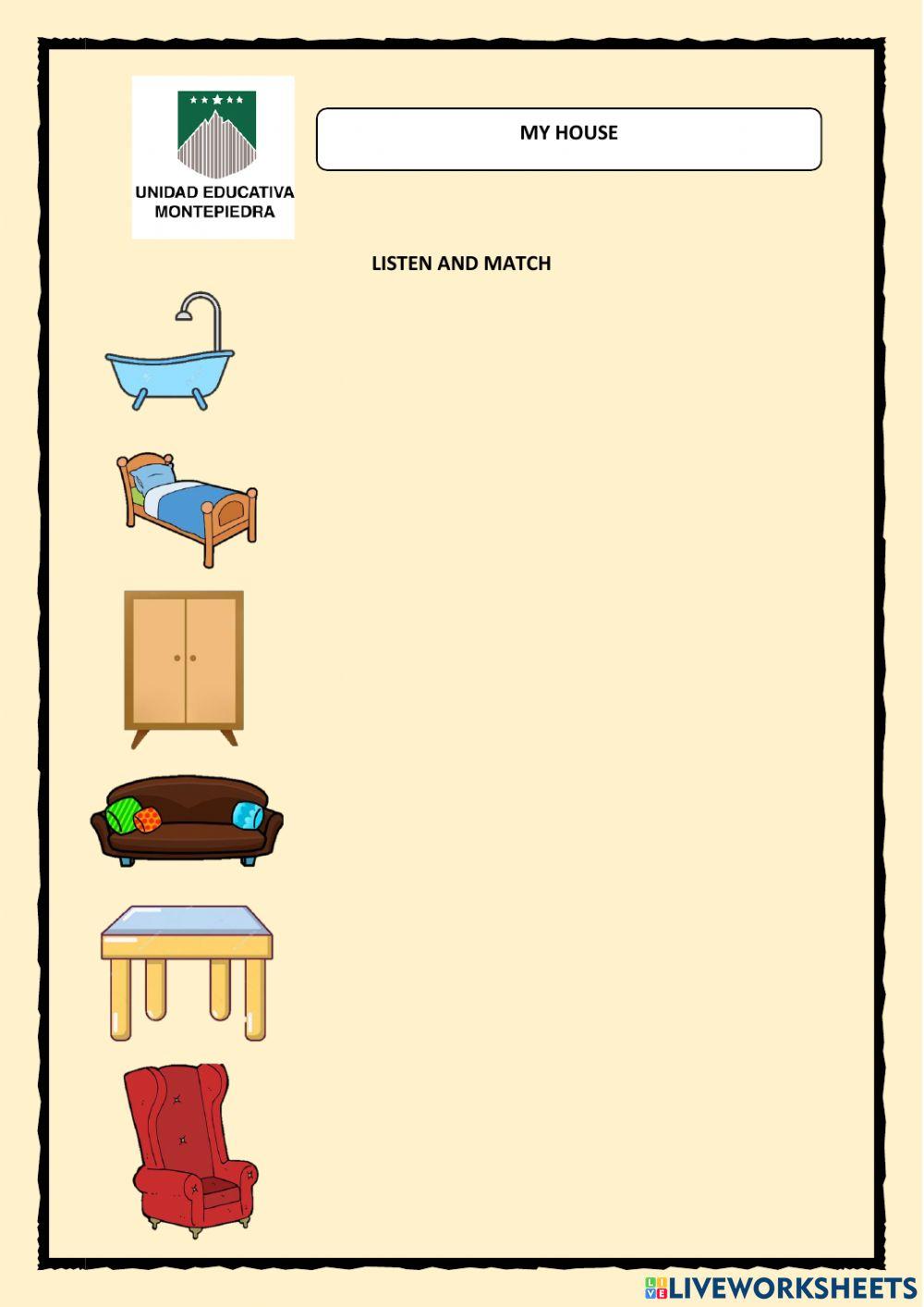 1820097 | My house | Lucho1 | LiveWorksheets