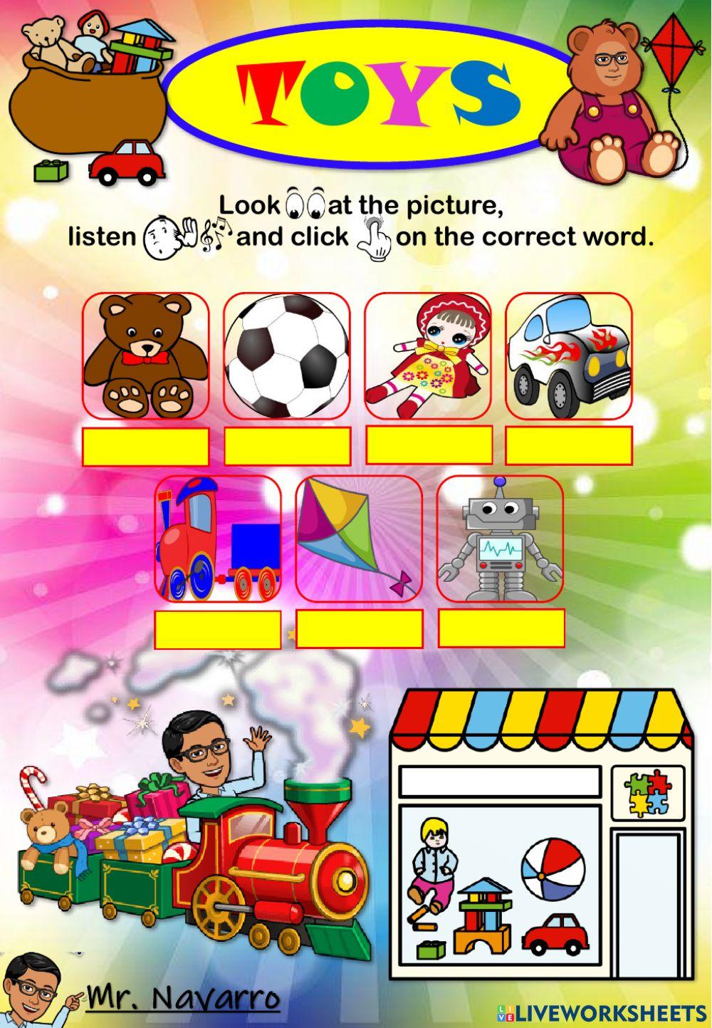 Toys to look at online store