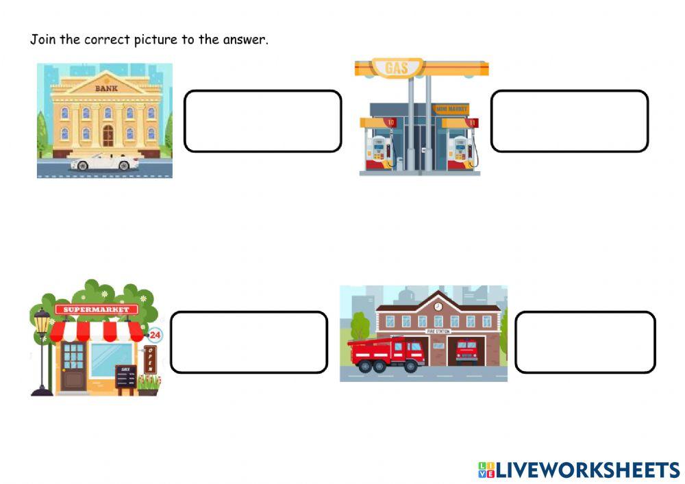 Name of places activity | Live Worksheets
