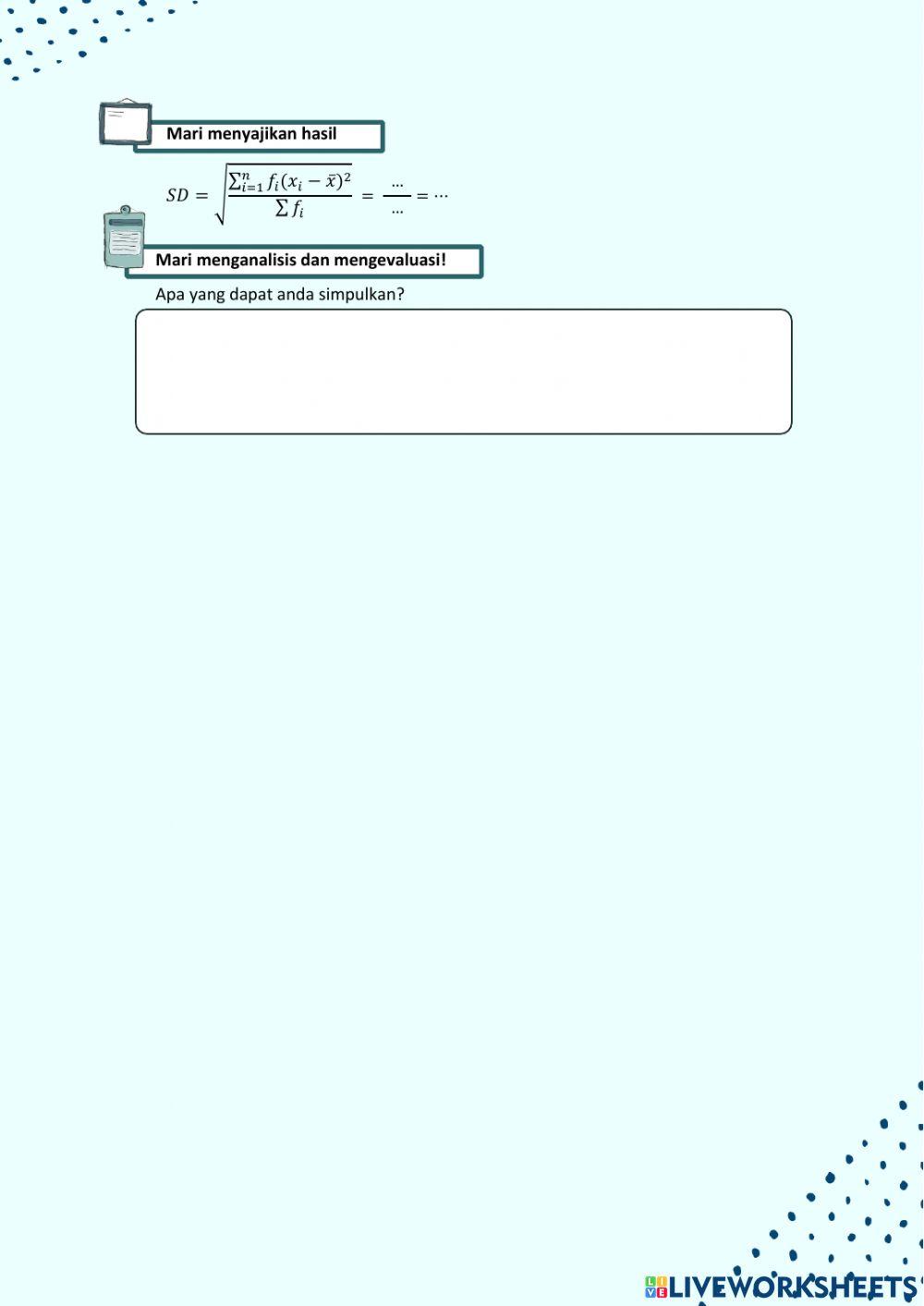 contoh 2 e-modul kegiatan 3 online exercise for | Live Worksheets