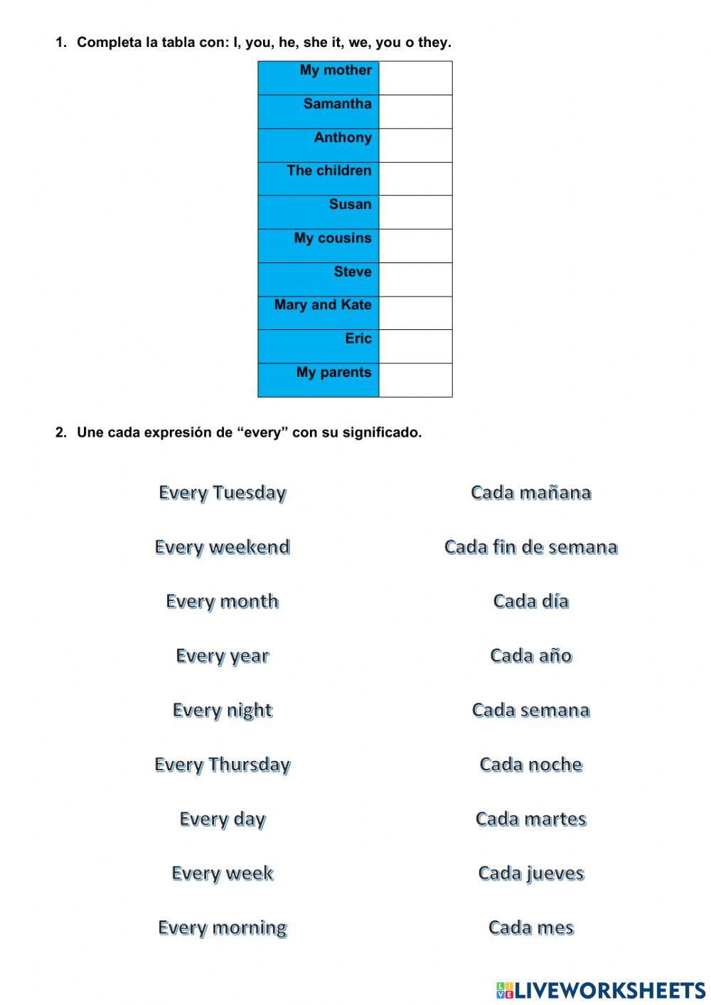 1822057 | Every | Iván Fernández | LiveWorksheets