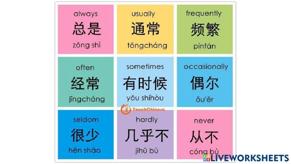 Frequency words online worksheet | Live Worksheets