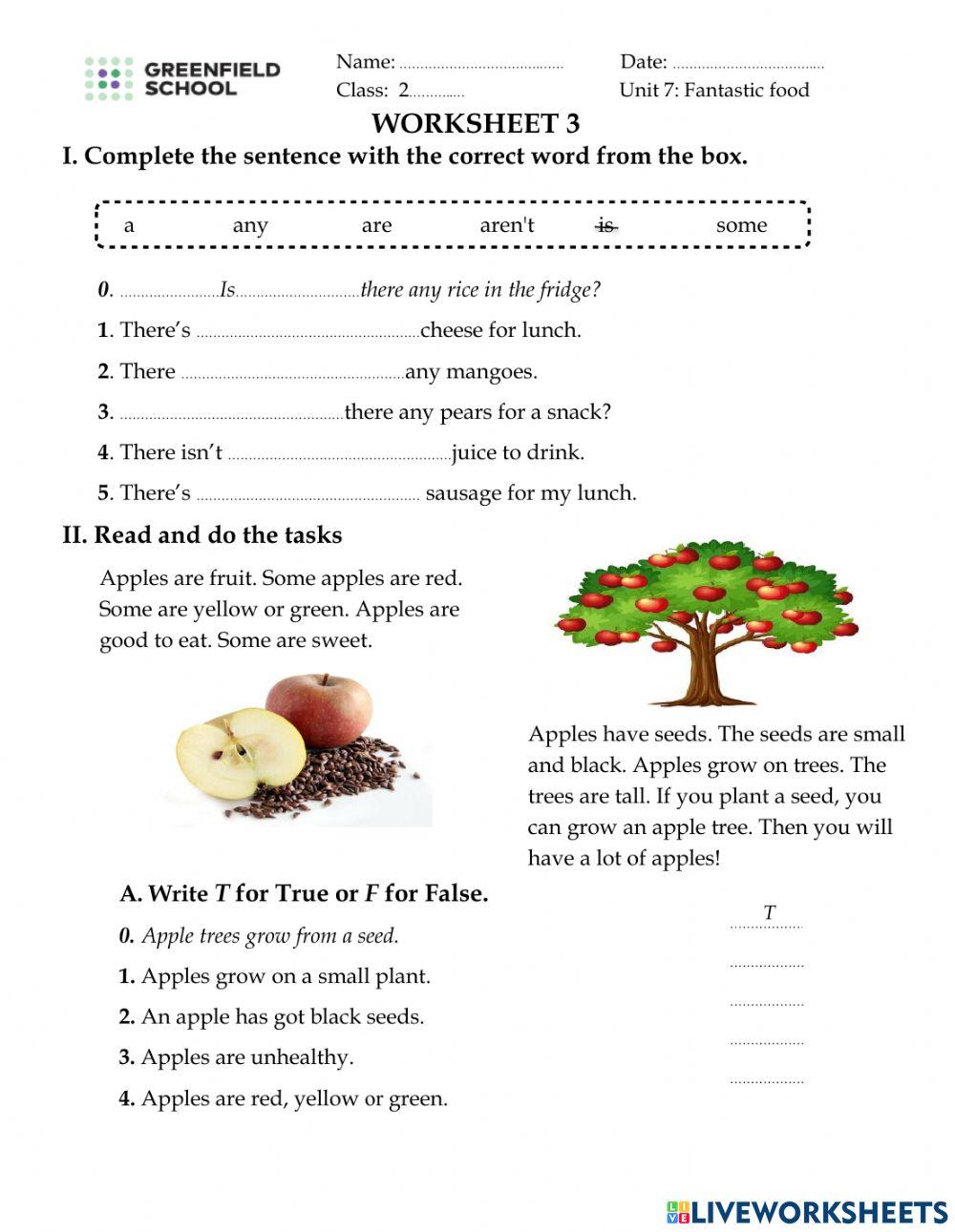 Look 2. unit 7. worksheet 3 worksheet | Live Worksheets
