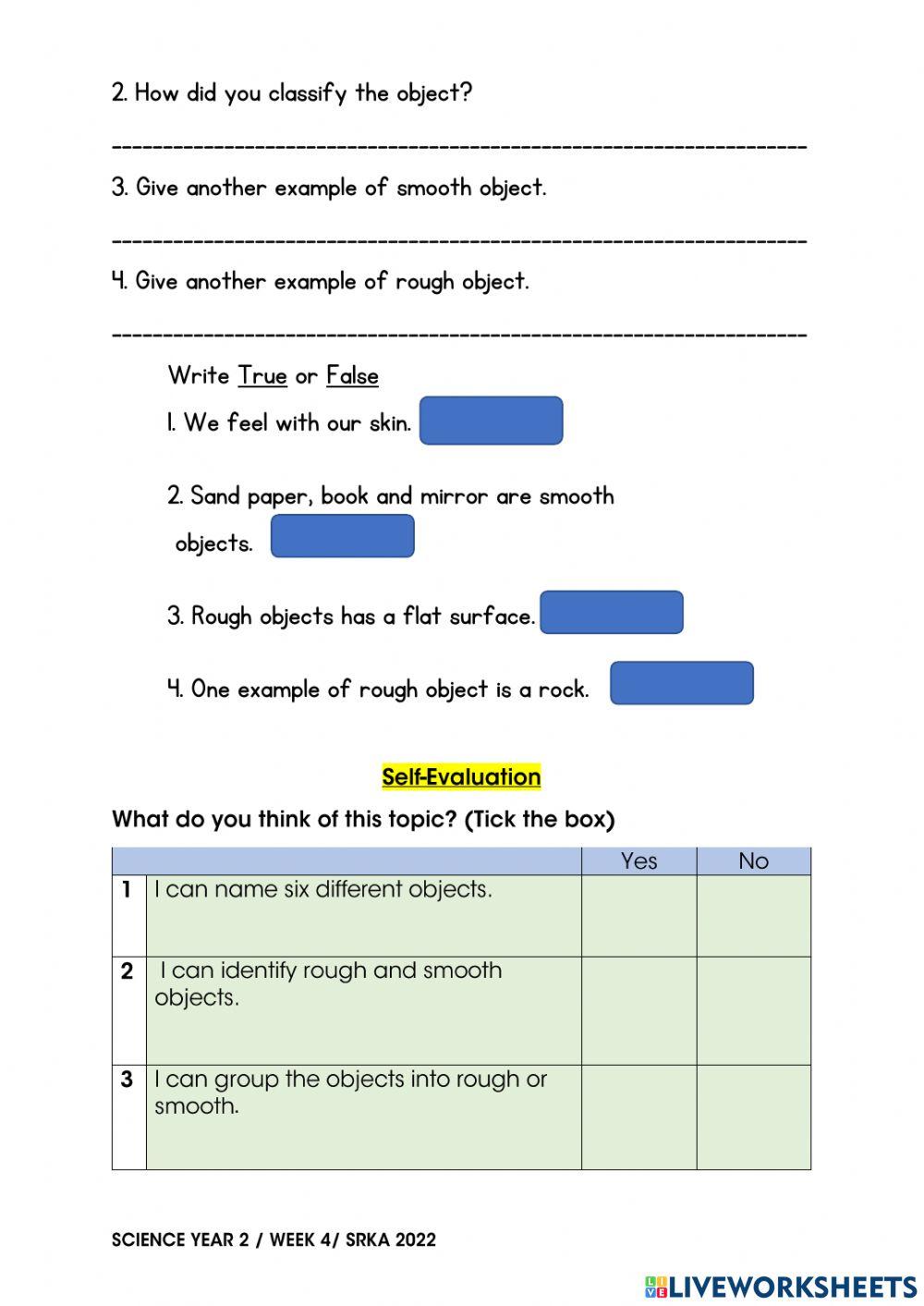 smooth objects examples with names