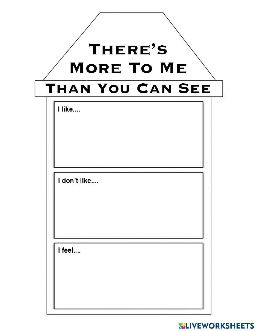 More about me 1823974 | sguerre9 | Live Worksheets