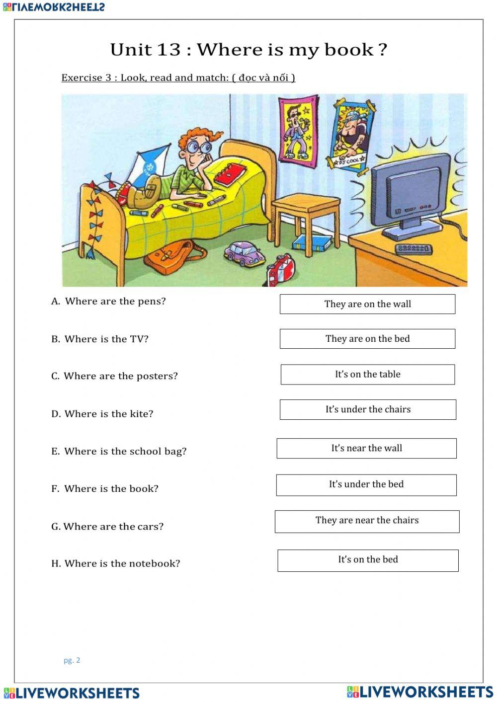 Here- there | Free Interactive Worksheets | 1824765