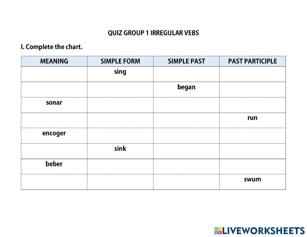 Group 1 1825839 | 3TeacherJenny | LiveWorksheets