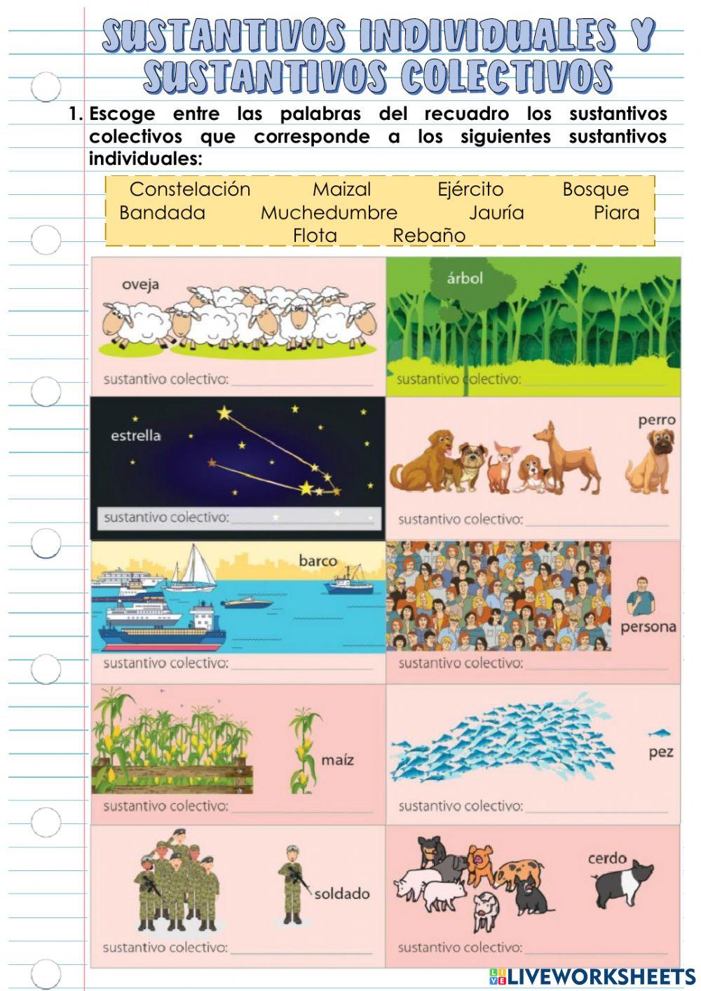 1826573 | Sustantivos individuales y colectivos | Melany