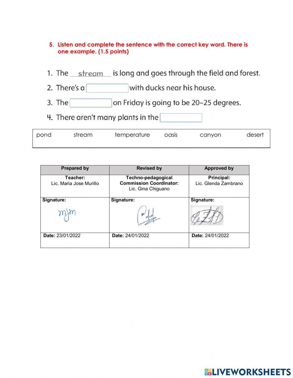 5th Grade Listening And Speaking Exam 4059815 5th-grade-listening-and-speaking-exam-4059815