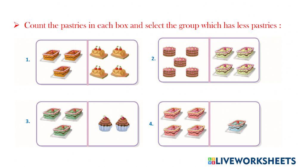 set 9 math less n more online exercise for | Live Worksheets