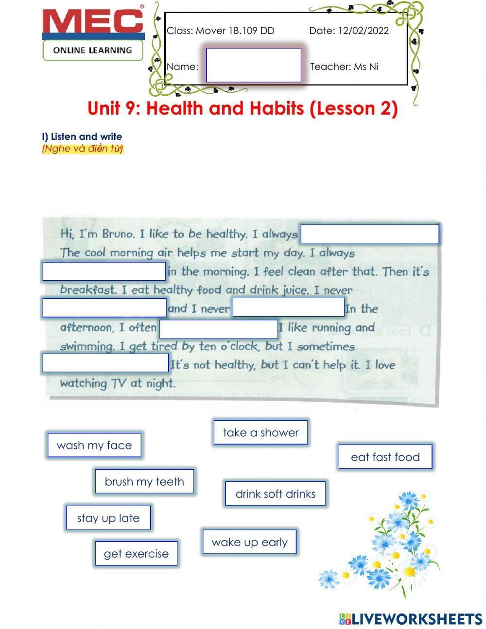 Adverbs of Freq… | Free Interactive Worksheets | 1827362