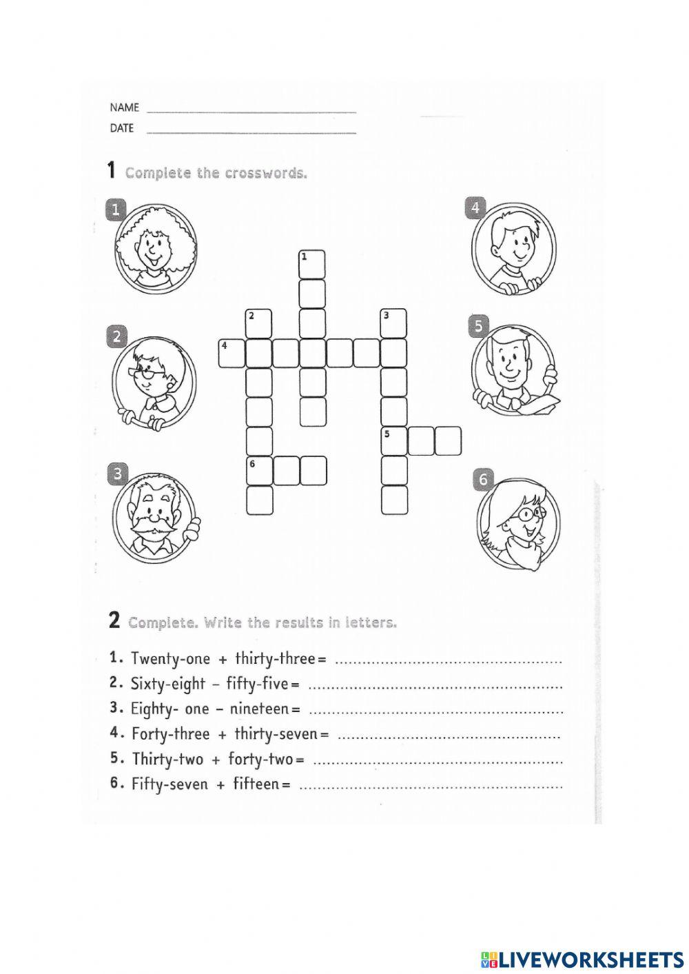 Read and write free exercise | Live Worksheets