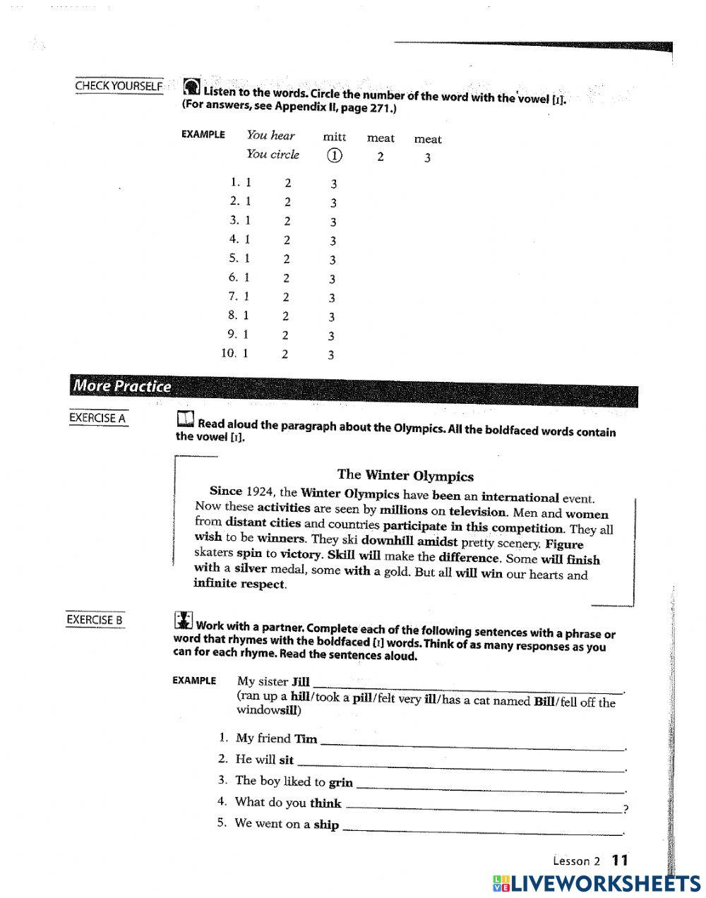 Practice 2611 | Manuelrh25 | Live Worksheets