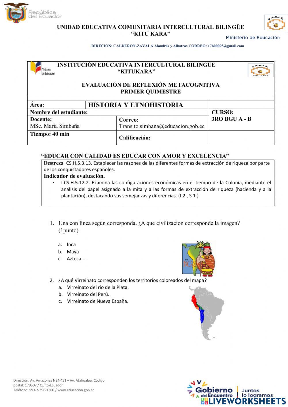 Los incas | Free Interactive Worksheets | 1828468
